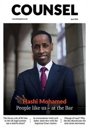 Counsel April 2020: full issue | COUNSEL | The Magazine of the Bar of ...